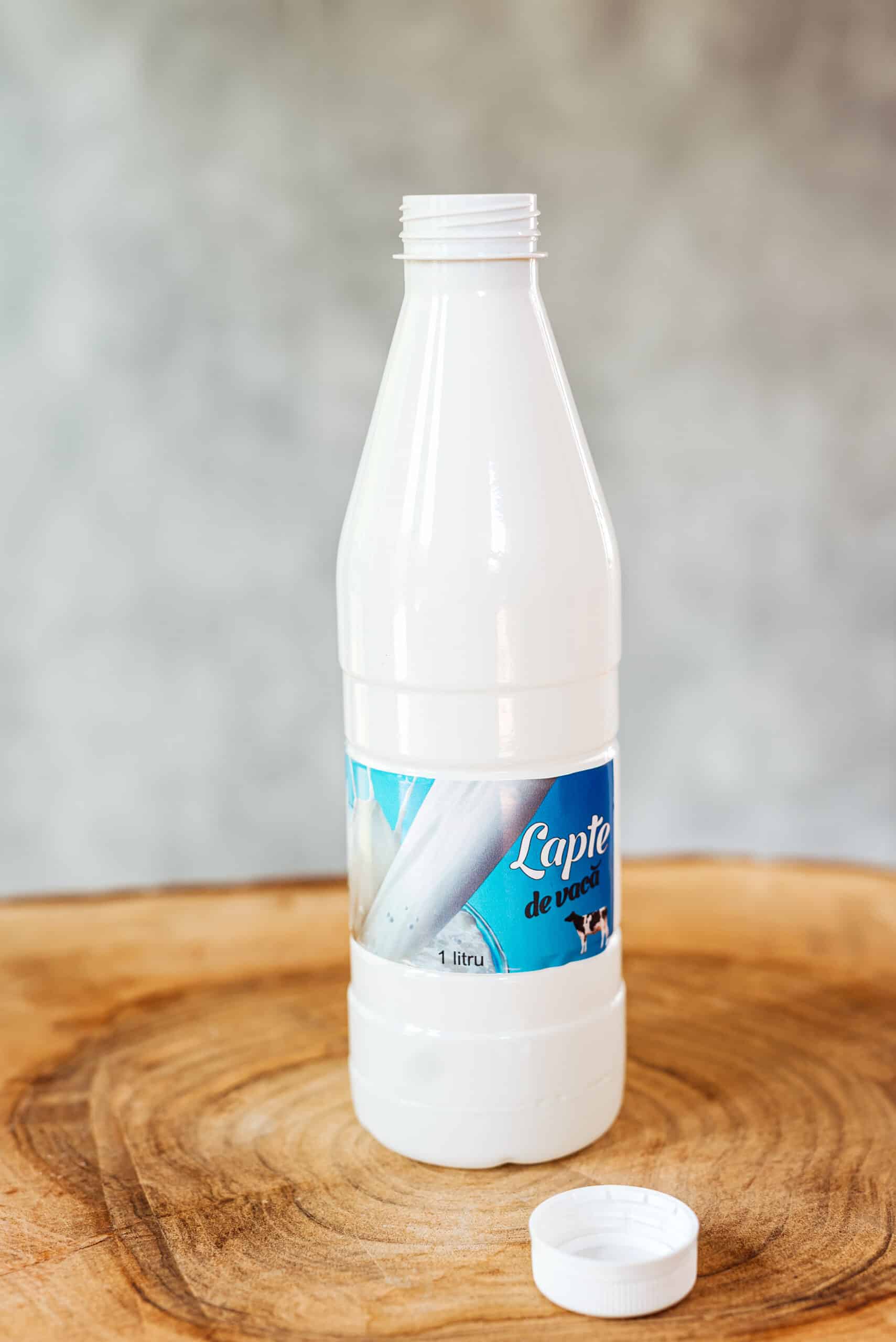 Sticla Plastic ECONOMIC ALB 1 L + Capac D38 | Sticle.ro