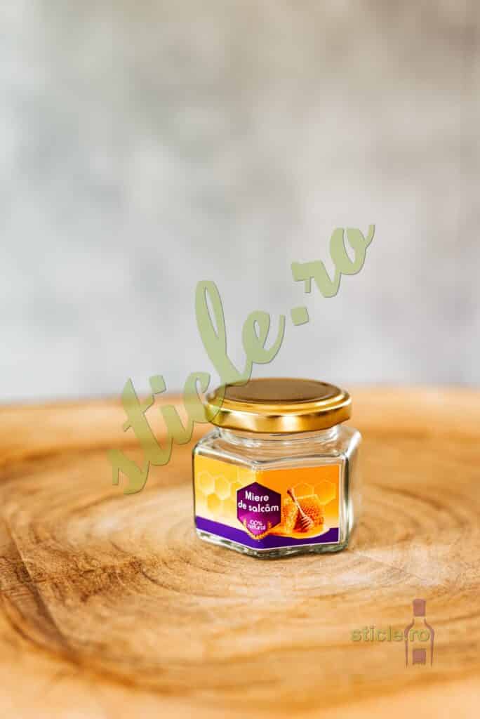 Borcan HEXAGONAL 106 ML - Sticle