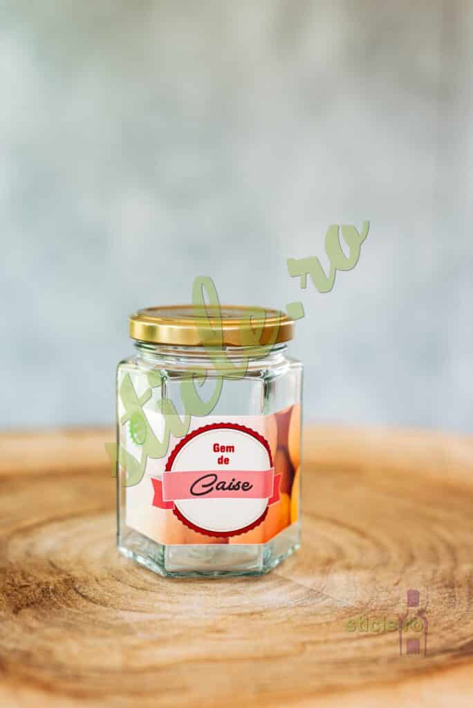 Borcan HEXAGONAL 280 ML - Sticle